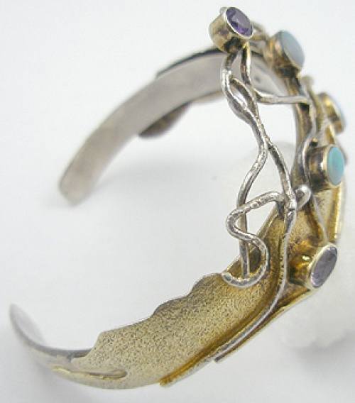 Postmodern Opal and Amethyst Bracelet - Garden Party Collection Vintage ...