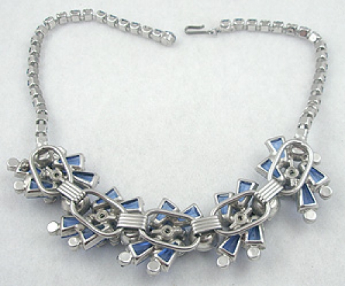 DeLizza & Elster Blue Keystone Necklace - Garden Party Collection ...