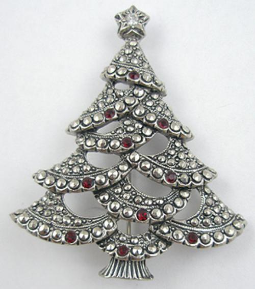 Avon Christmas Tree Brooch - Garden Party Collection Vintage Jewelry