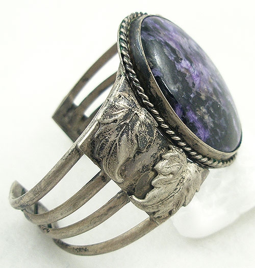 Native American Sugilite Bracelet - Garden Party Collection Vintage Jewelry
