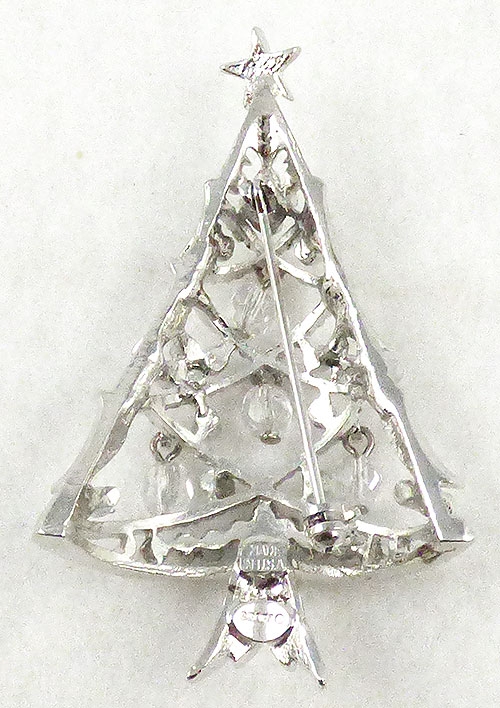 GemCraft Aurora Rhinestone Christmas Tree Brooch - Garden Party ...